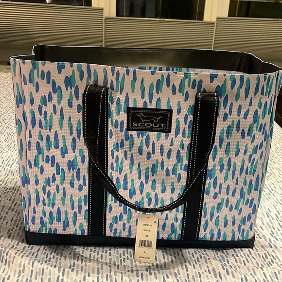 Scout | Storage & Organization | New Scout Large Tote Bag Whiteblue ...